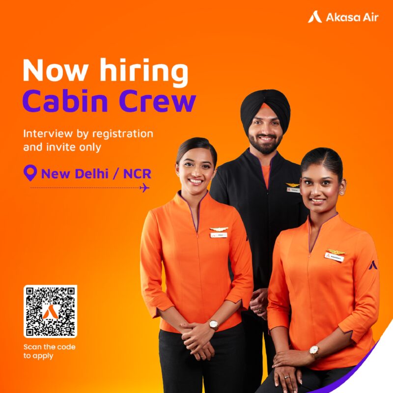 Exciting Akasa Air Cabin Crew Recruitment 2025 | Apply Now